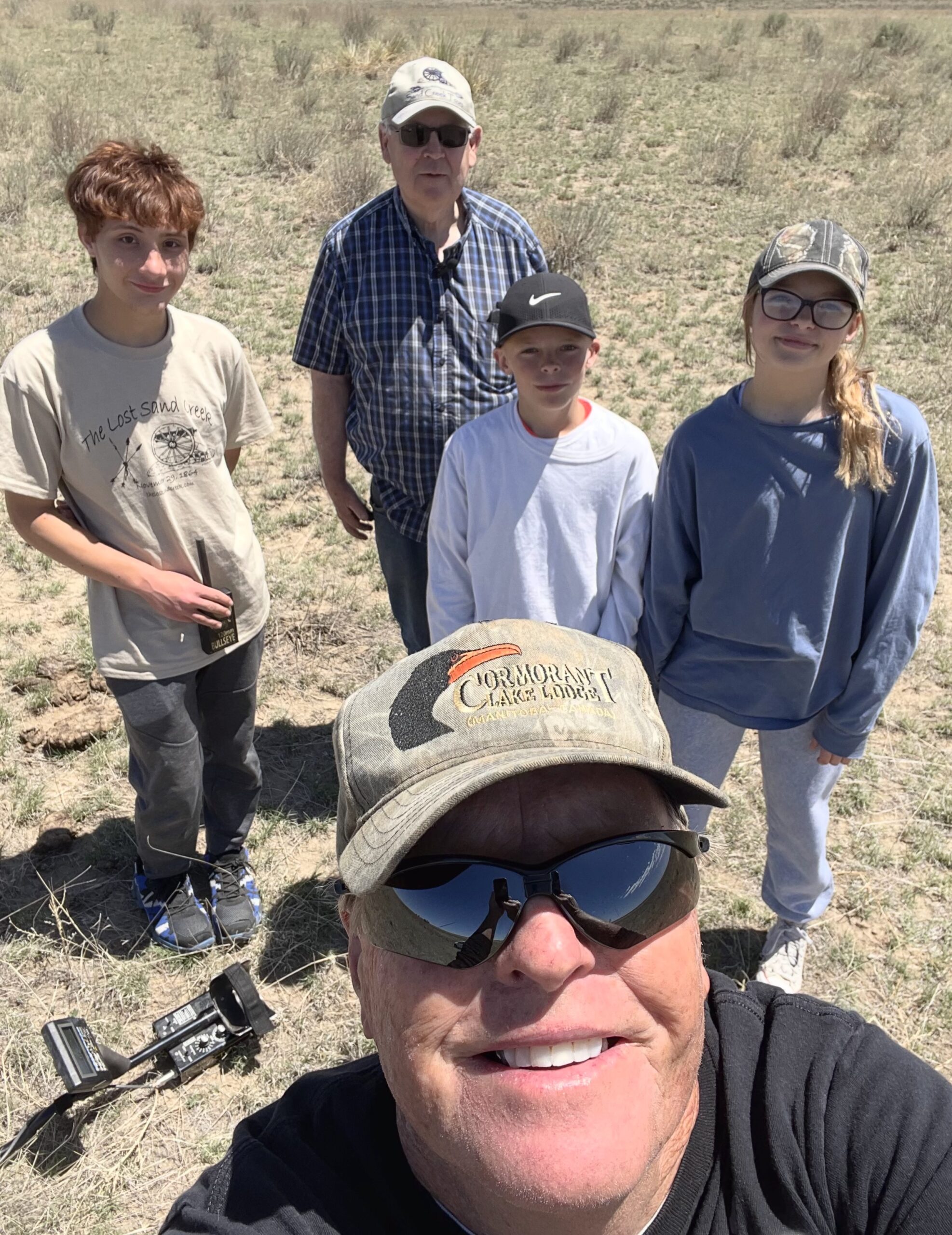 Metal Detecting at Dubois (Eureka) Station on the Smoky Hill Trail at Sand Creek at Bowen Meadow ...