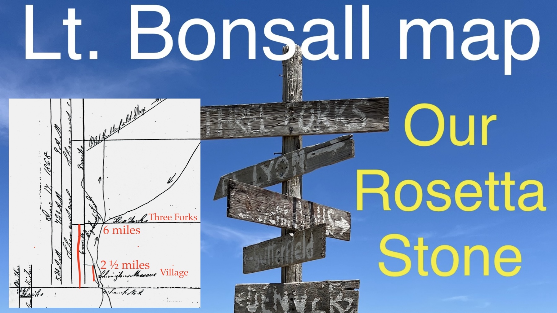 The Bonsall Map: Bowens’ Rosetta Stone for the Lost Sand Creek Site ...